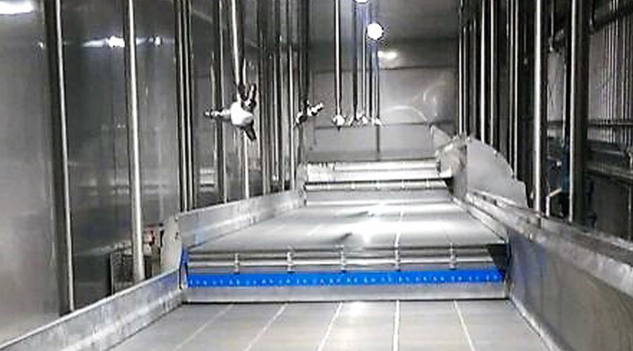 ICS Tunnelfroster und Tunnelkühler | Tre-f Foodmachines BV